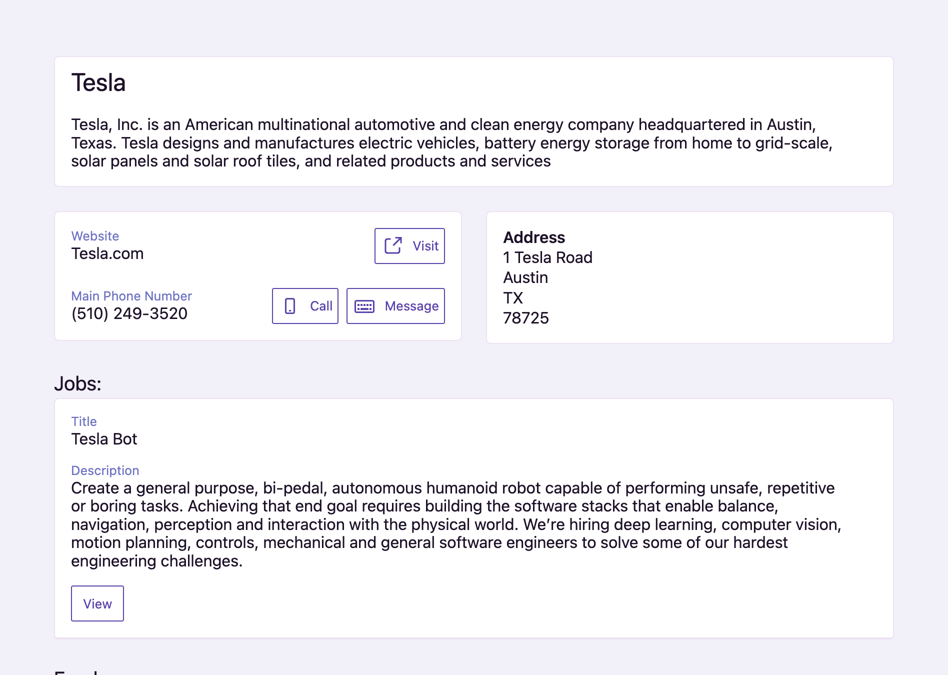 Job Hunting Application • Engine Awesome