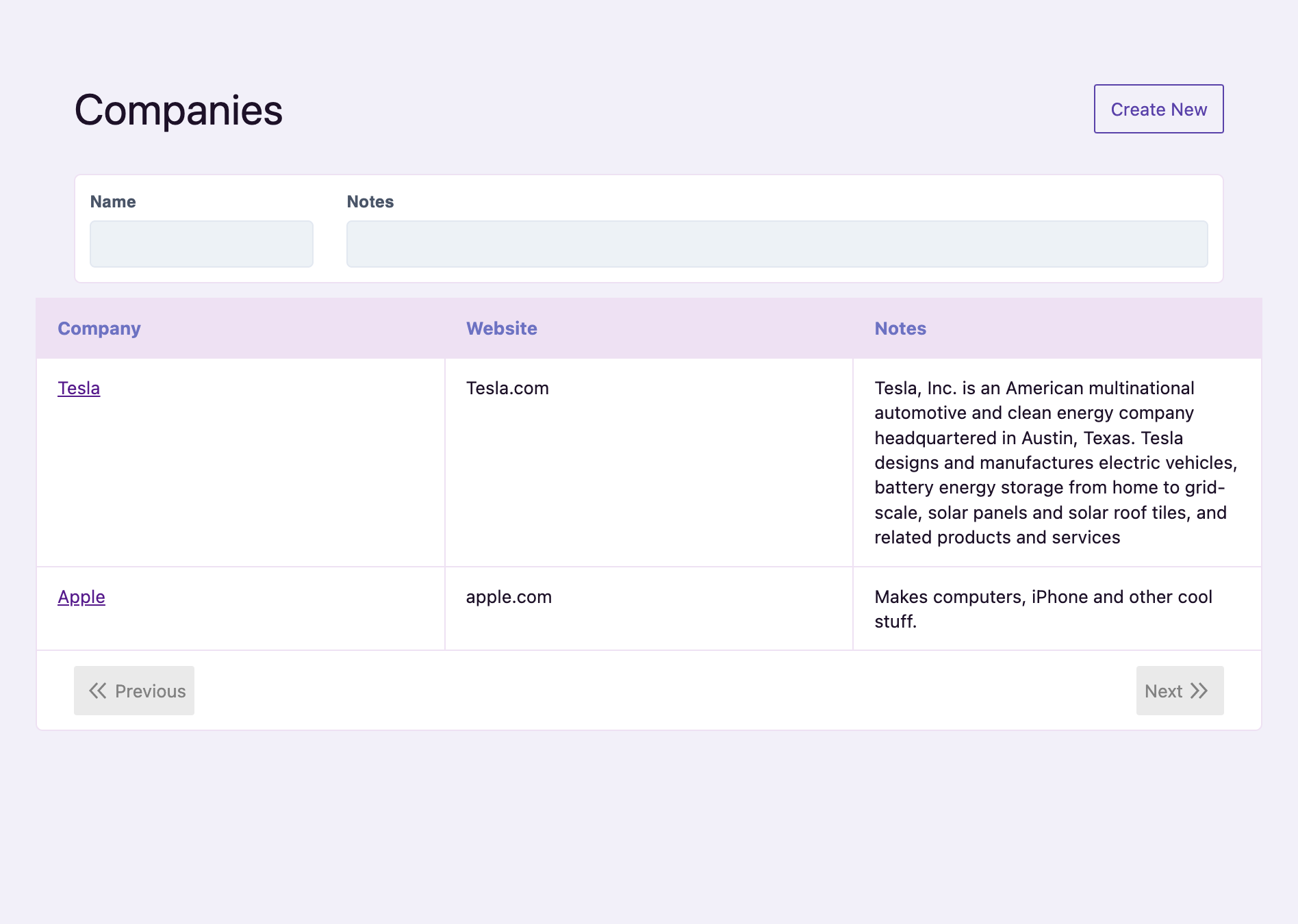 Job Hunting Application • Engine Awesome